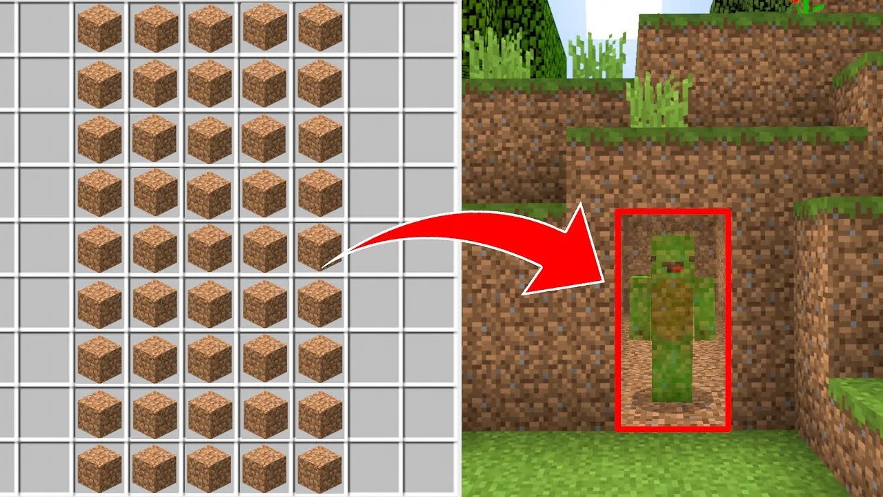 How to build a 100% INVISIBLE Door In Minecraft! - Minecraft videos