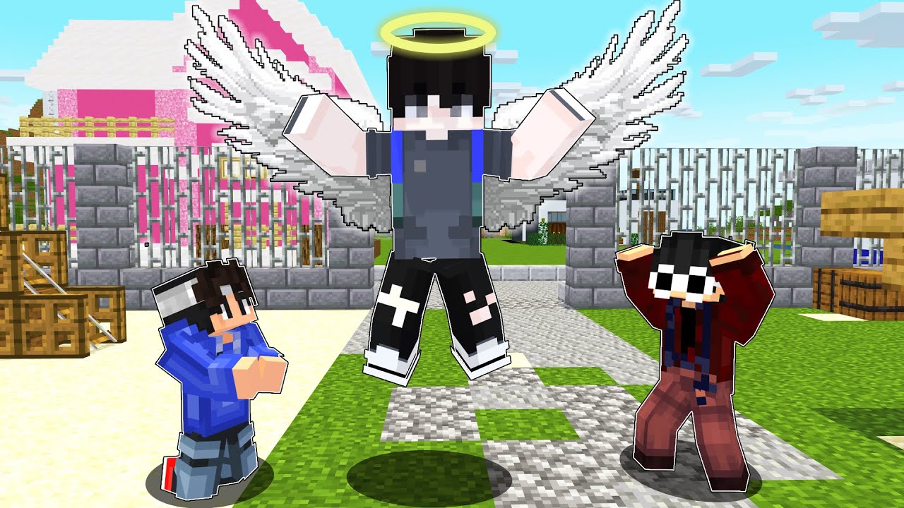 I Became a GOD ANGEL in Minecraft - Minecraft videos