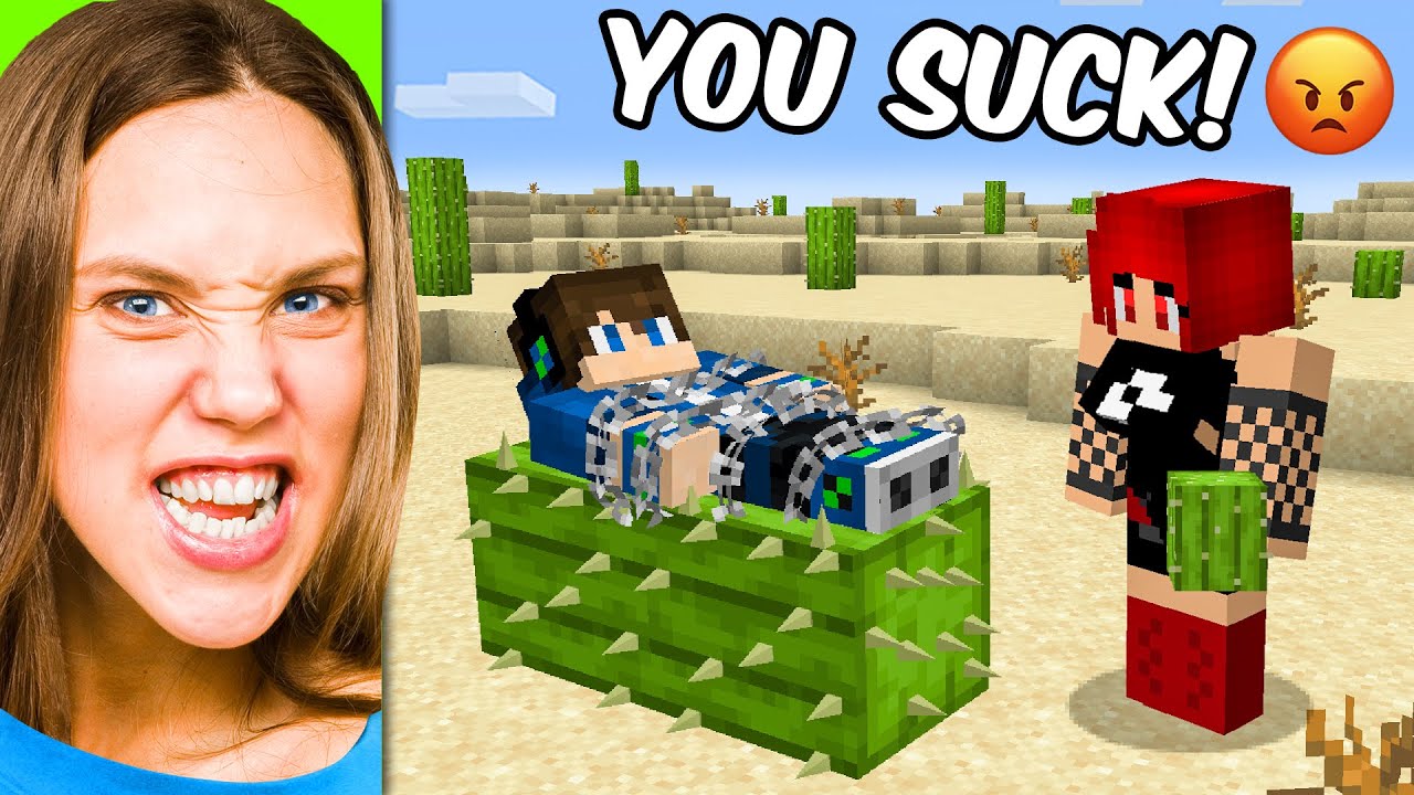 I Fooled My Friend as MEAN FAN in Minecraft - Minecraft videos