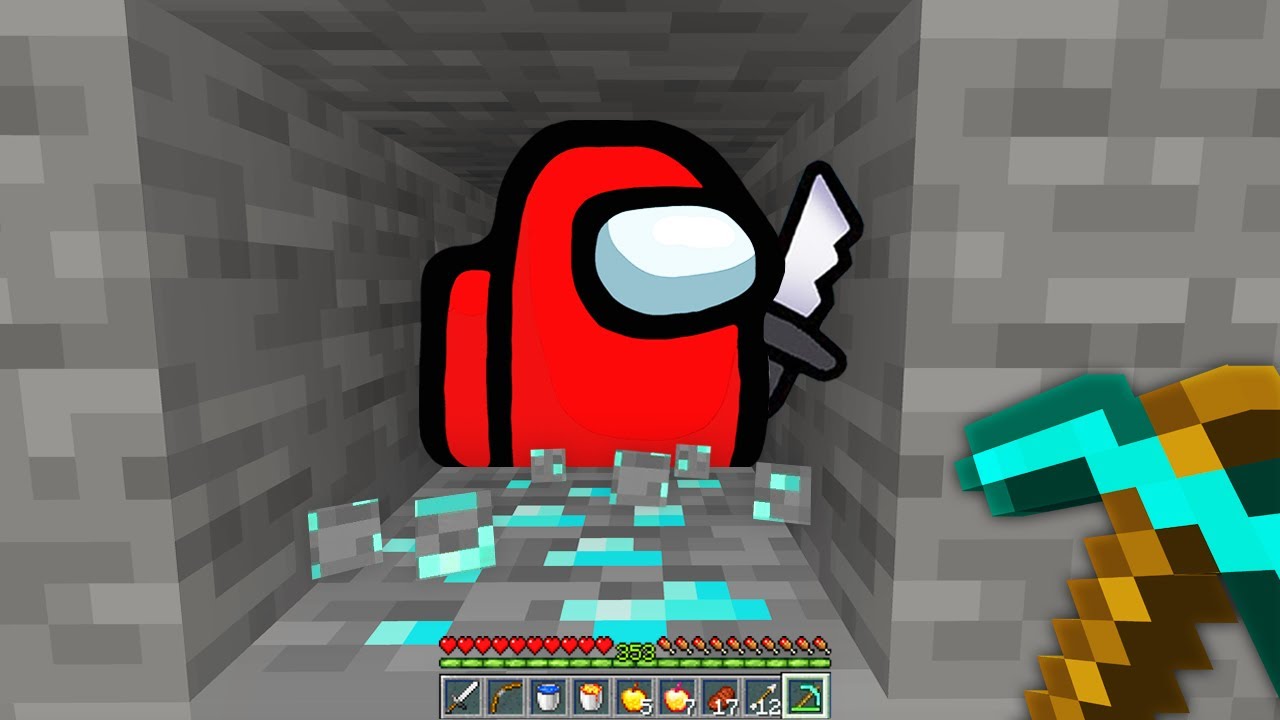 I Fooled My Friends in AMONG US in Minecraft - Minecraft videos