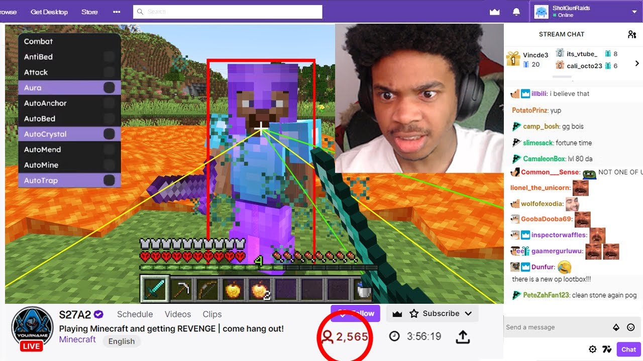 I caught a streamer HACKING on my Minecraft server LIVE.. - Minecraft ...