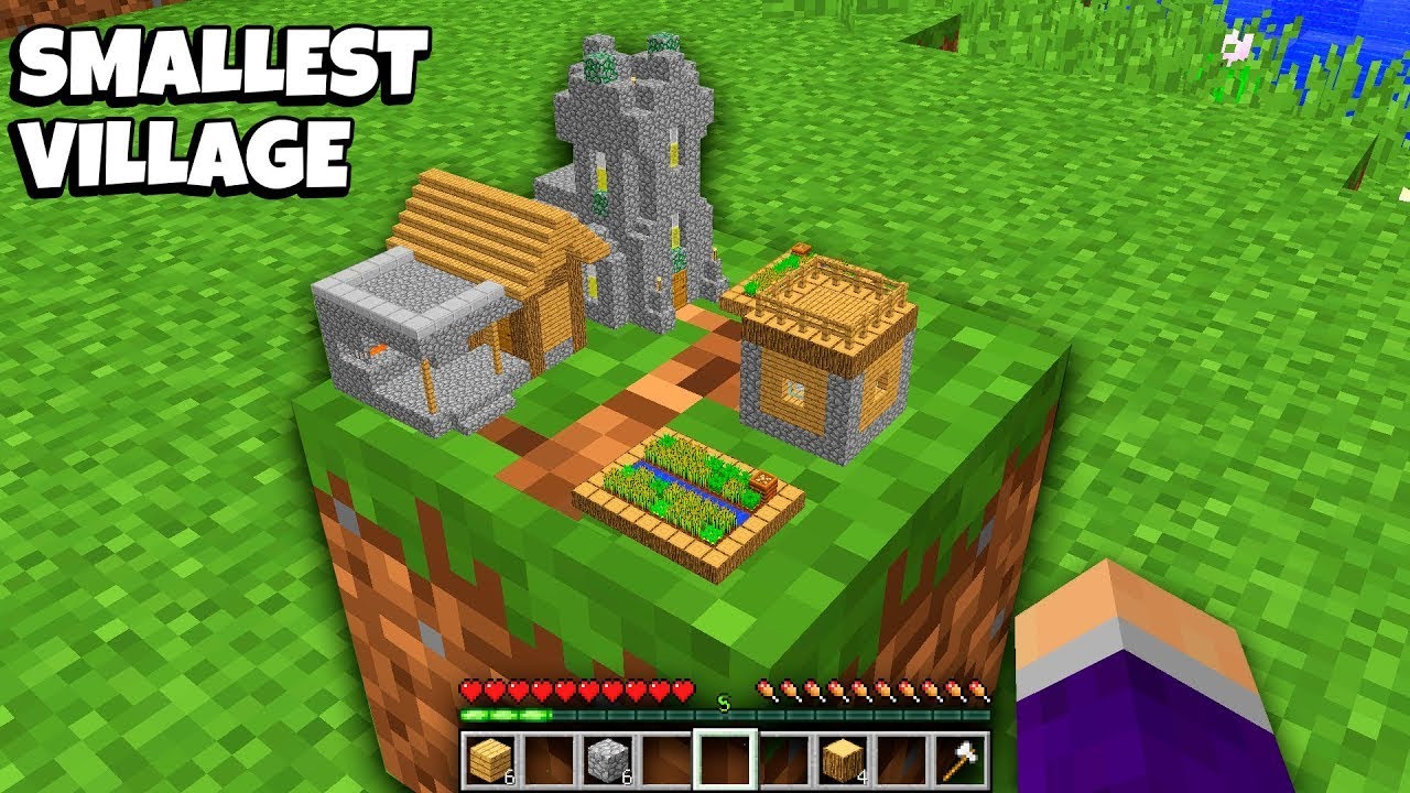 I found a SMALLEST SECRET VILLAGE in Minecraft ! What's INSIDE the ...