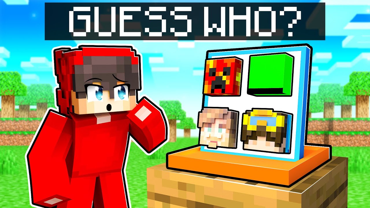 Minecraft But GUESS WHO? - Minecraft videos