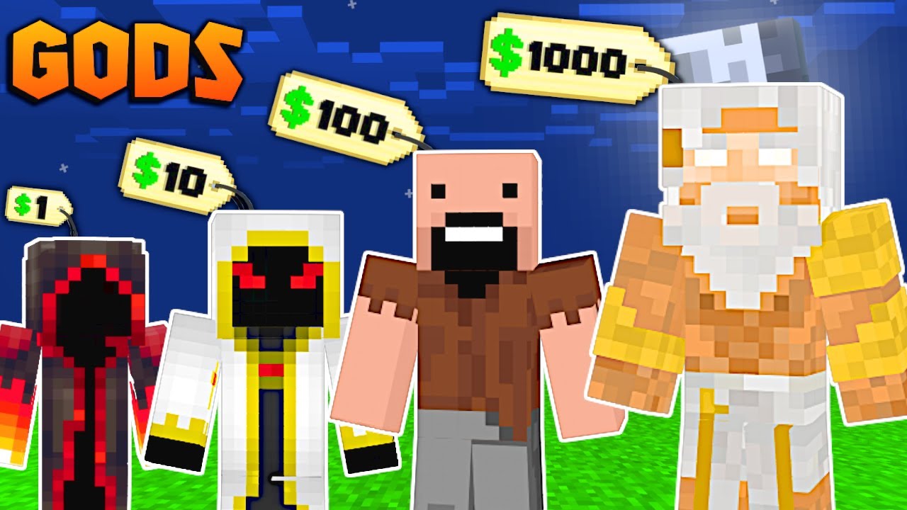 Minecraft, But I Can Buy EPIC GOD POWERS - Minecraft videos