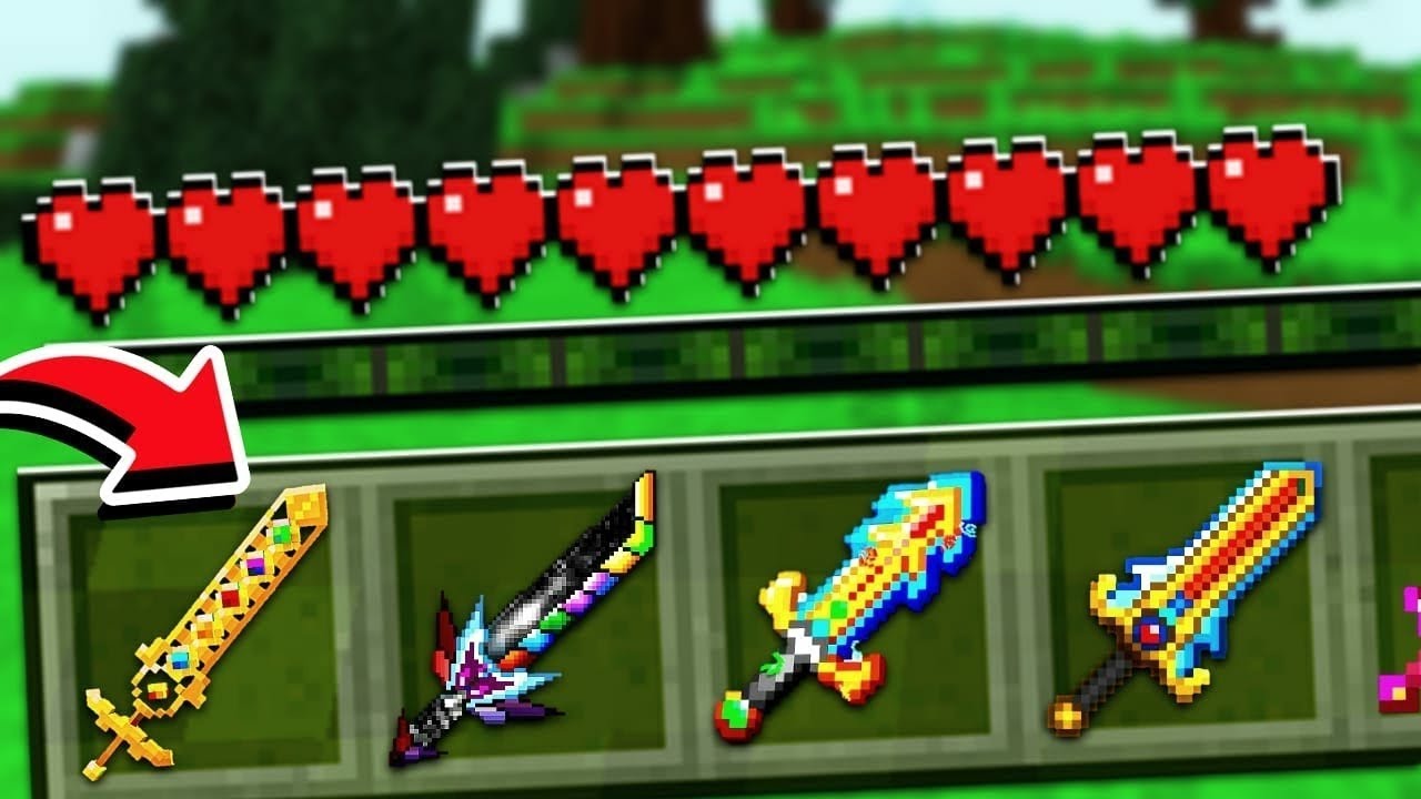 Minecraft, But There are Custom SWORDS... - Minecraft videos