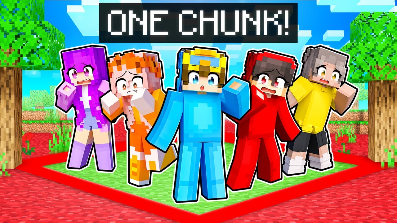 Minecraft, But We Can’t Leave This CHUNK! - Minecraft videos