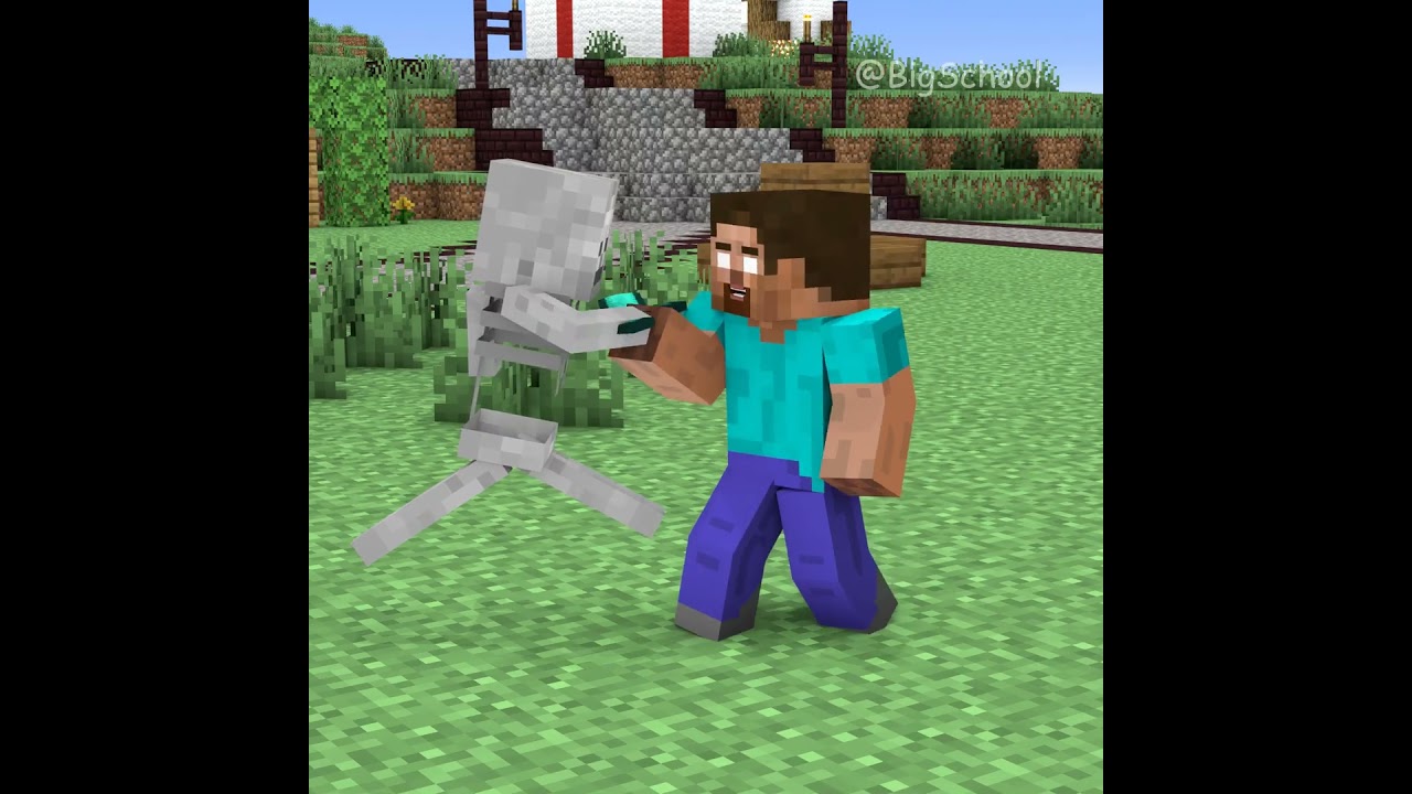 Minecraft On 1000 Ping | Herobrine Saves The Mermaid From Monsters ...