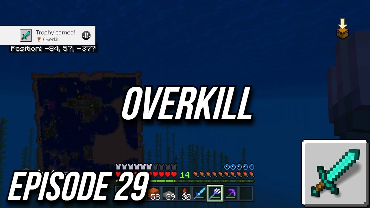Minecraft - Overkill - Achievement/Trophy Guide! - Episode 29 - Minecraft videos