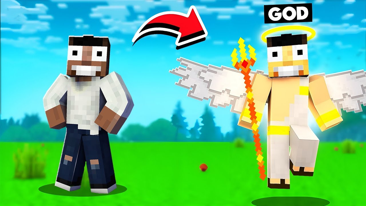 Minecraft, Playing As a God in Minecraft || Minecraft Mods || Minecraft ...
