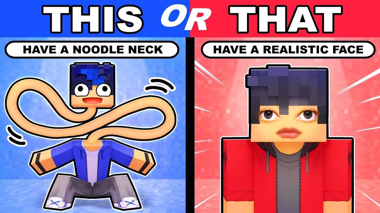 Minecraft But Freaky This Or That Minecraft Videos