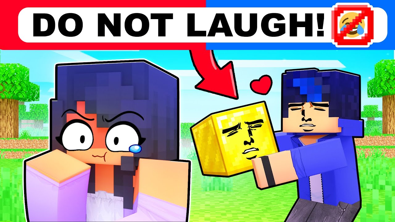 Minecraft but TRY NOT TO LAUGH! - Minecraft videos