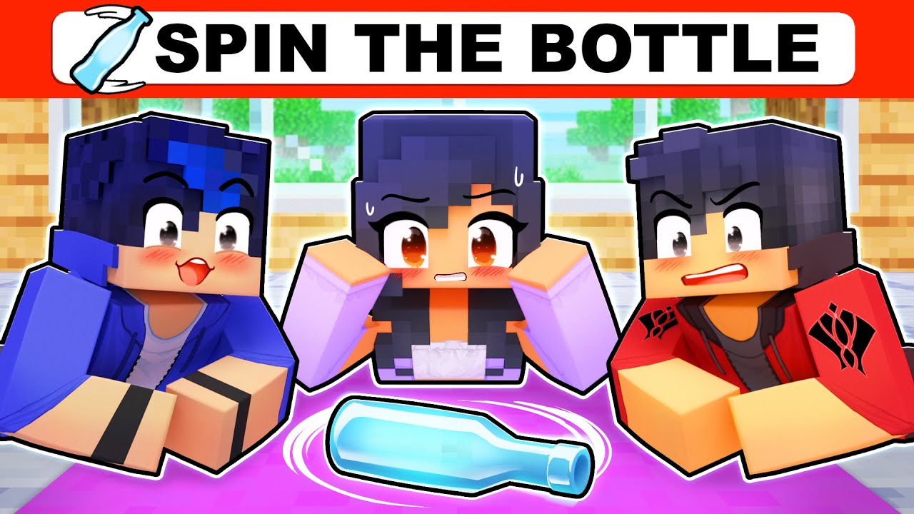 Minecraft but it's SPIN THE BOTTLE! - Minecraft videos