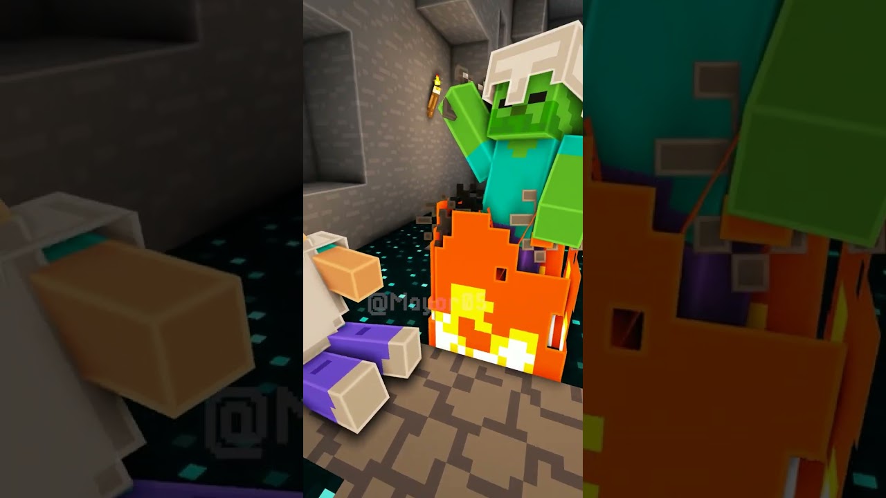 Minecraft on 1000 PING be like... (PART 5) #shorts - Minecraft videos