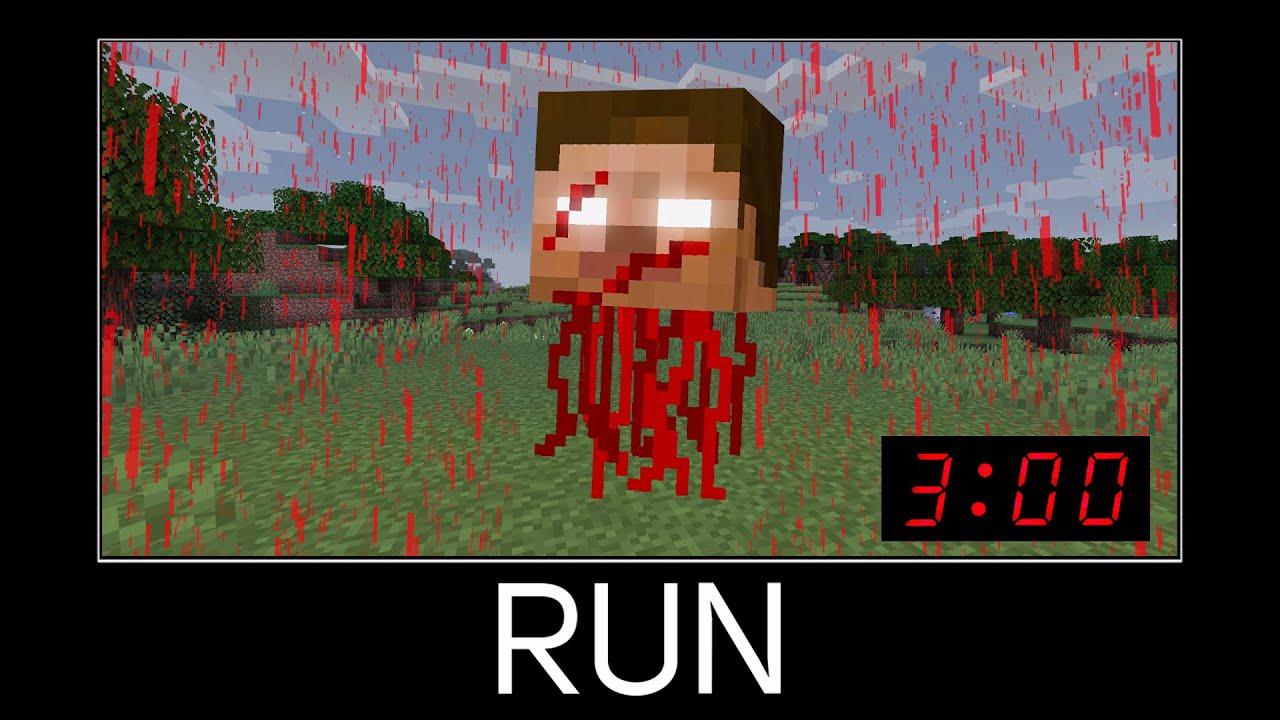 Minecraft wait what meme part 392 (Scary Flying Head) - Minecraft videos