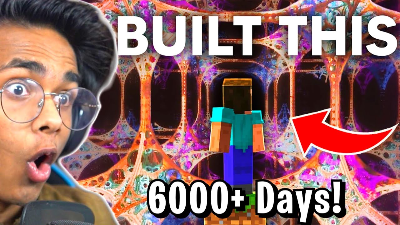 Minecraft S Most Mind Blowing Builds 6000 Days Minecraft Videos