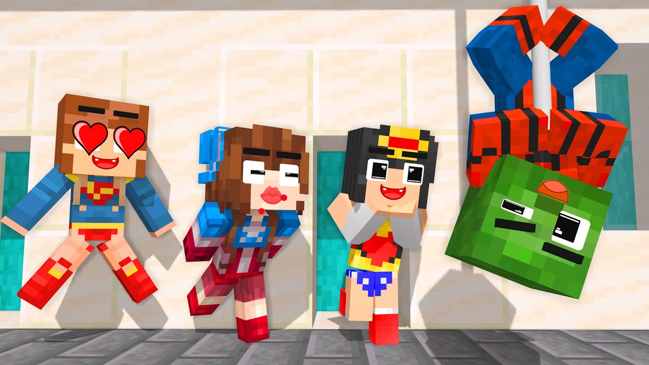 Monster School : Spider Man Save Hulk and GirlFriends - Minecraft ... Monster School : Spider Man Save Hulk and GirlFriends - Minecraft ...