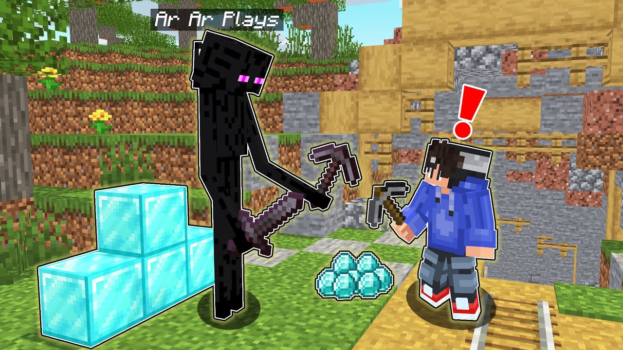 Morphing into FRIENDLY ENDERMAN to Help my Friend | Minecraft - Minecraft videos