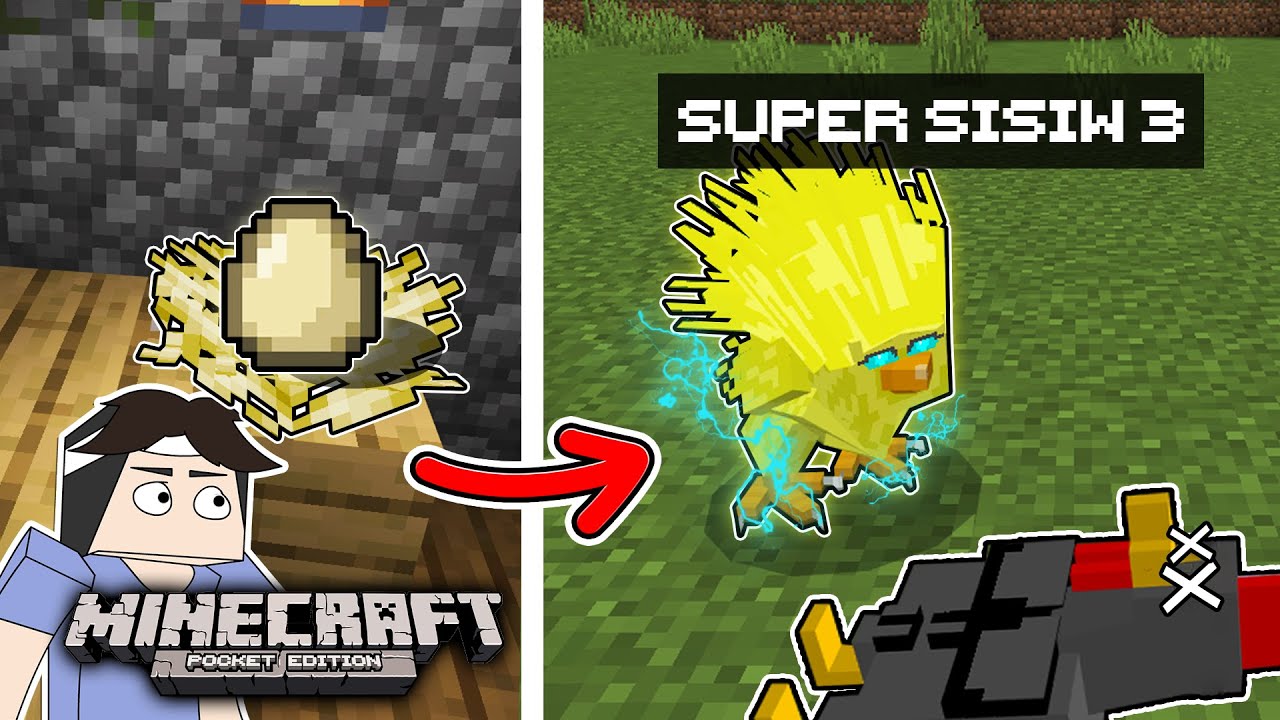 SUPER SISIW sa Minecraft PE - Minecraft videos