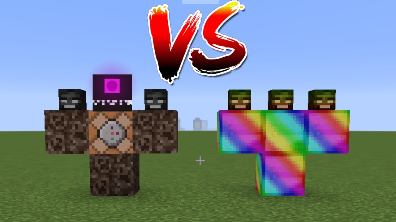 what if you create a SPECTRITE WITHER VS WITHER STORM in MINECRAFT ...