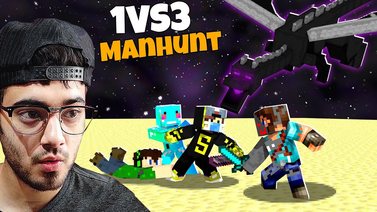 1 V 3 Minecraft Speedrunner VS Hunter GRAND FINALE Challenge ...