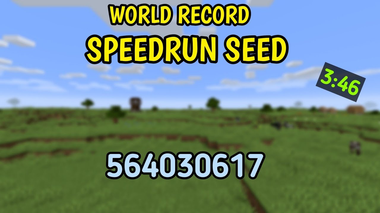 BEST SEED For Minecraft SPEEDRUNNING #Shorts - Minecraft videos