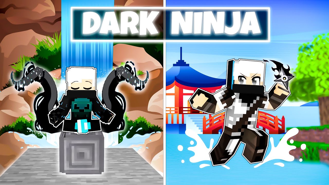 Becoming The DARK NINJA In Minecraft (Hindi) - Minecraft videos