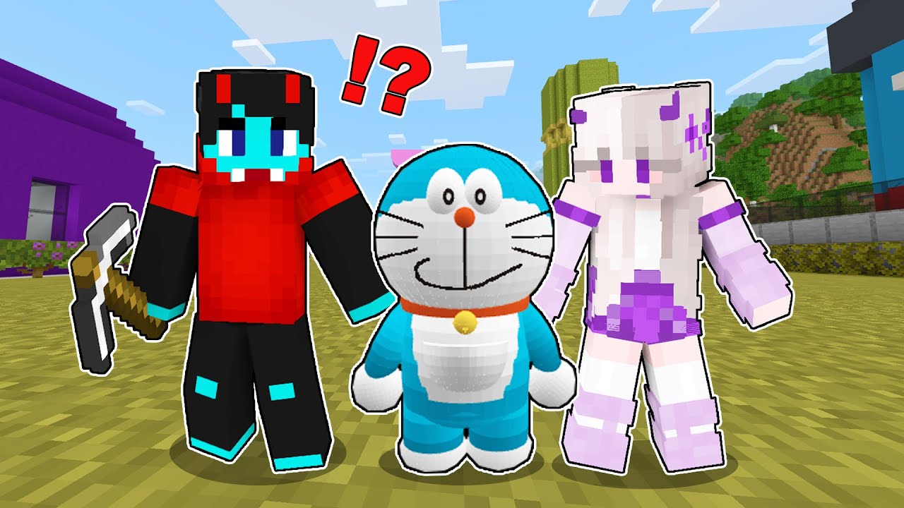 DORAEMON Help Us in Minecraft! - Minecraft videos