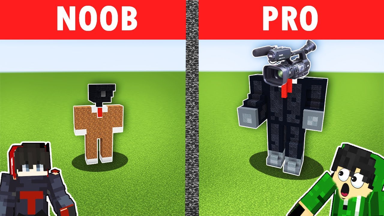 ESONI vs TANKDEMIC: SKIBIDI CAMERAMAN HOUSE BUILD CHALLENGE | Minecraft ...