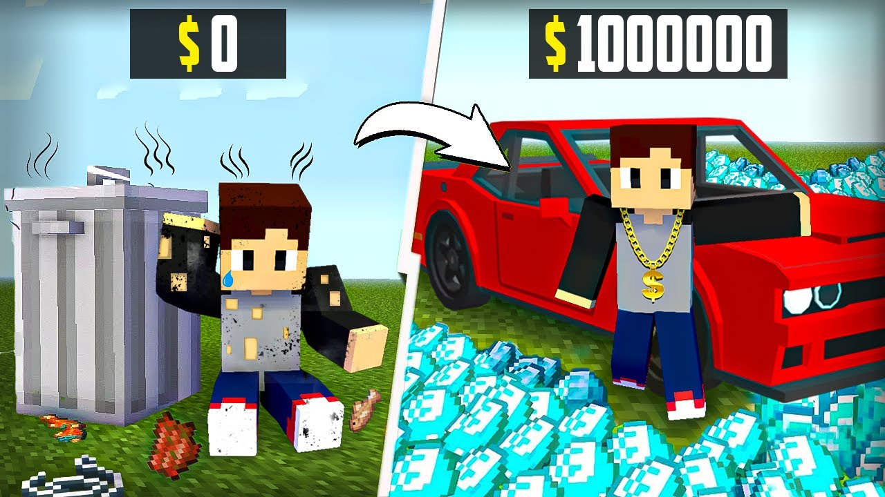 HOW I BOUGHT $1 MILLION SUPERCAR in Minecraft... - Minecraft videos