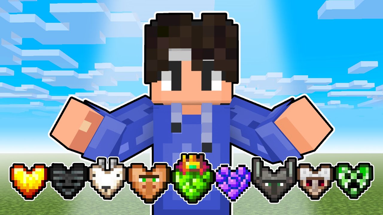 Habitat has CUSTOM HEARTS in Minecraft - Minecraft videos