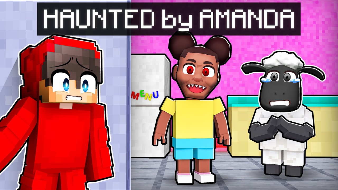 Haunted by AMANDA THE ADVENTURER in Minecraft! - Minecraft videos