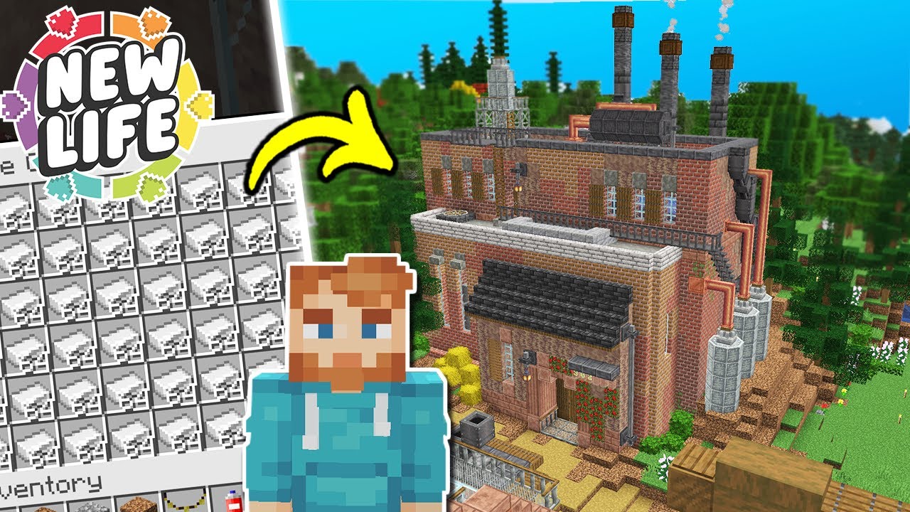I Built an IRON FACTORY in Minecraft Survival : New Life SMP (#3 ...