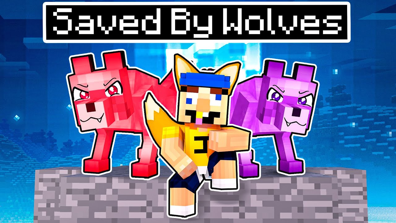 Jeffy Is Saved By WOLVES In Minecraft! - Minecraft videos