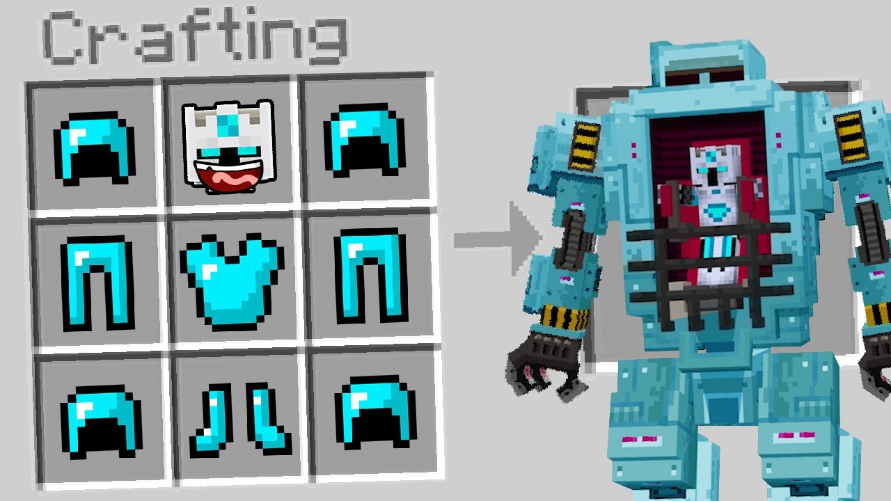 MINECRAFT TAPI AKU BISA MEMBUAT BAJU ROBOT TERKUAT UNTUK PERANG SEBELUM ...