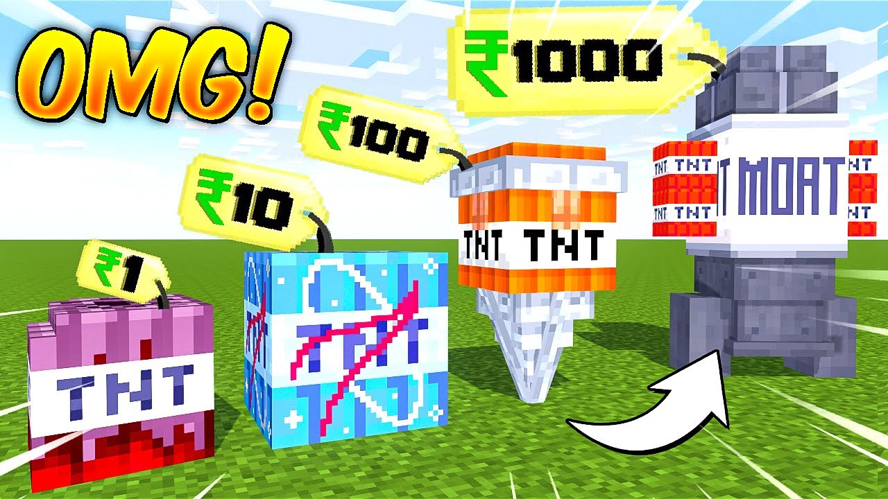 Minecraft But I Can BUY CUSTOM TNT! - Minecraft videos