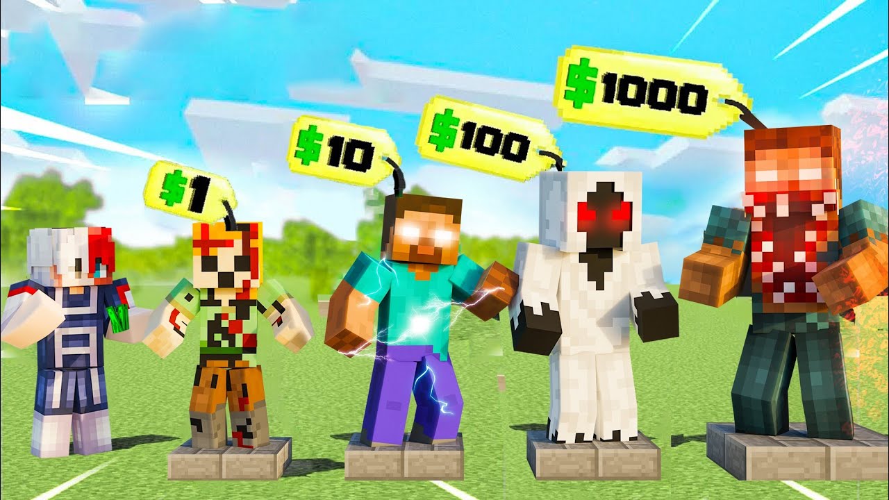 Minecraft But I Can Buy CUSTOM ENTITY Powers !! - Minecraft videos