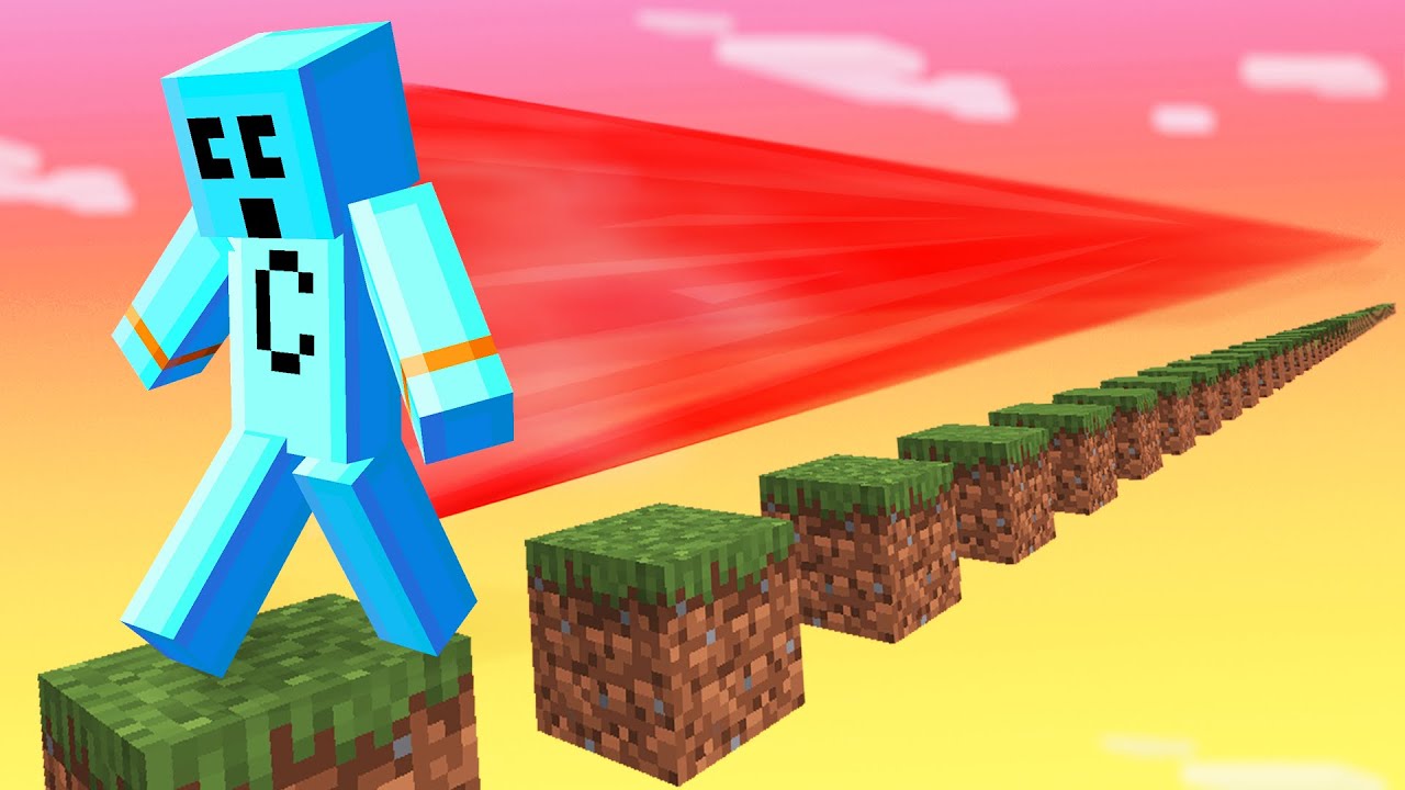 Minecraft but I Travel 1,000,000 Blocks - Minecraft videos