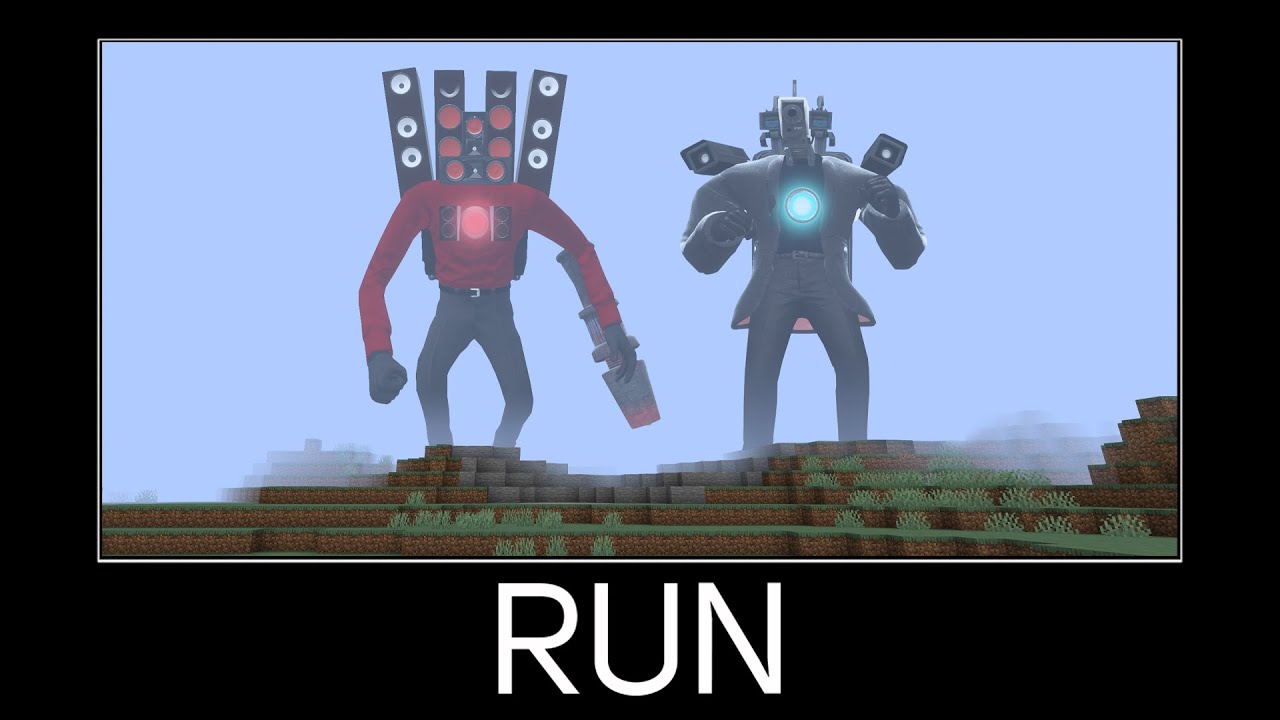 Minecraft wait what meme part 406 (Mecha CameraMan Boss) - Minecraft videos