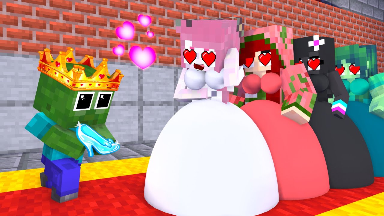 Monster School : Baby King Zombie Looking For Queen - Minecraft ...