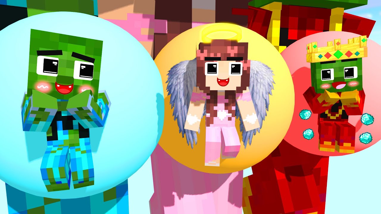 Monster School : Baby Zombie Fall In Love - Minecraft Animation ...