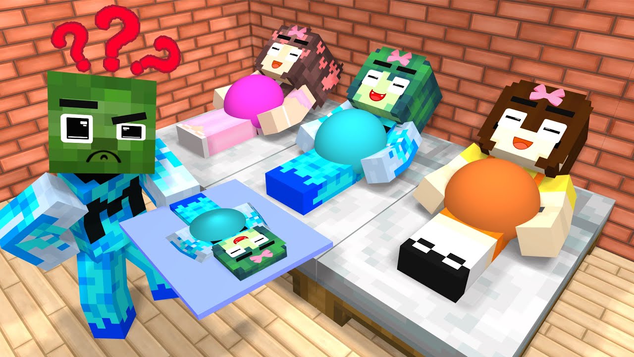 Monster School : Baby Zombie x Squid Game Doll Missing Mom - Minecraft ...