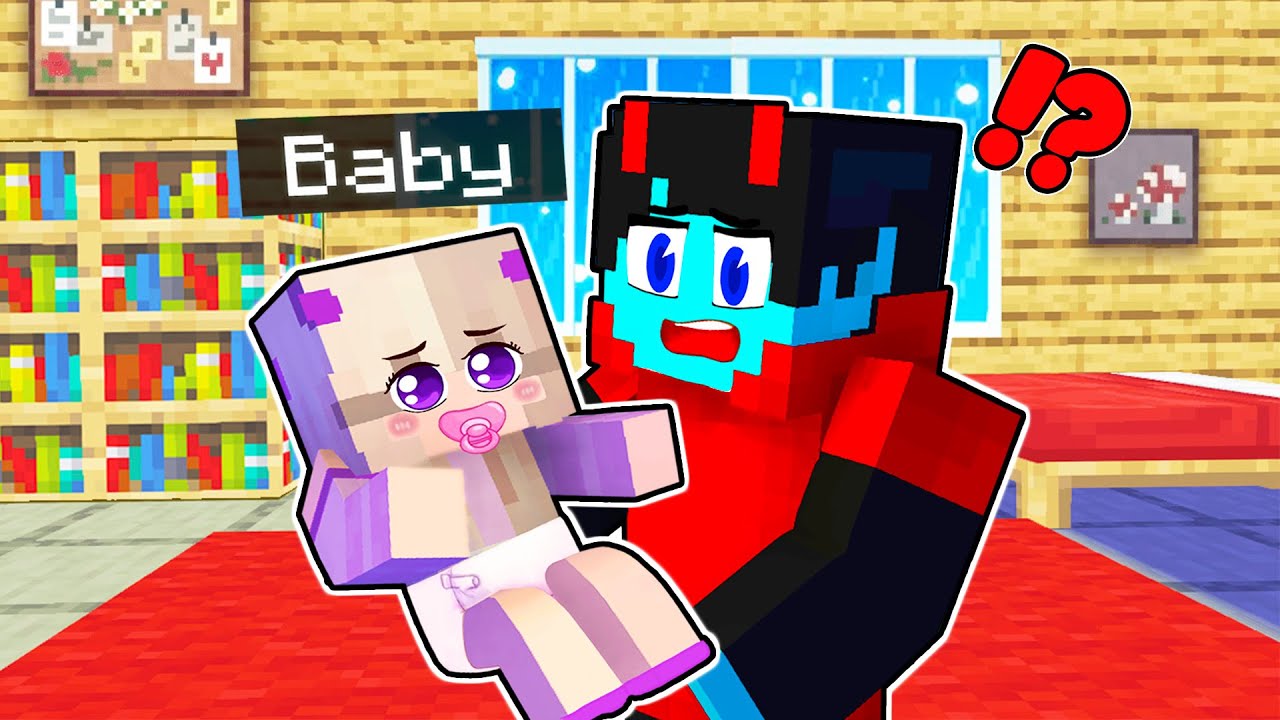 Sheyn Becomes A BABY In Minecraft! - Minecraft videos