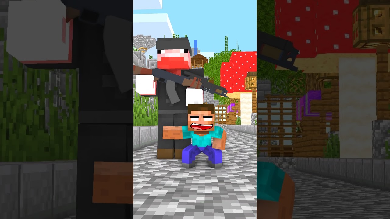 The Herobrine Family and the Zombie Family Compete with each other ...