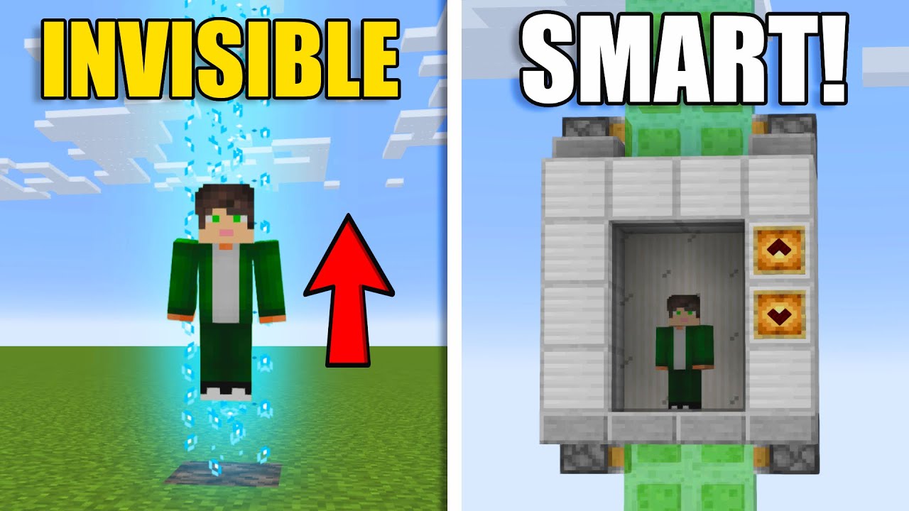 10 BEST Ways to Make an Elevator! [Minecraft] 2023 - Minecraft videos