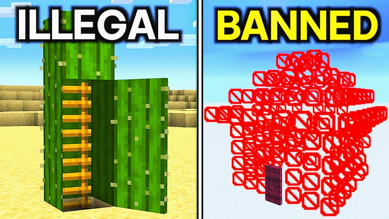 96 Illegal Houses In Minecraft - Minecraft videos