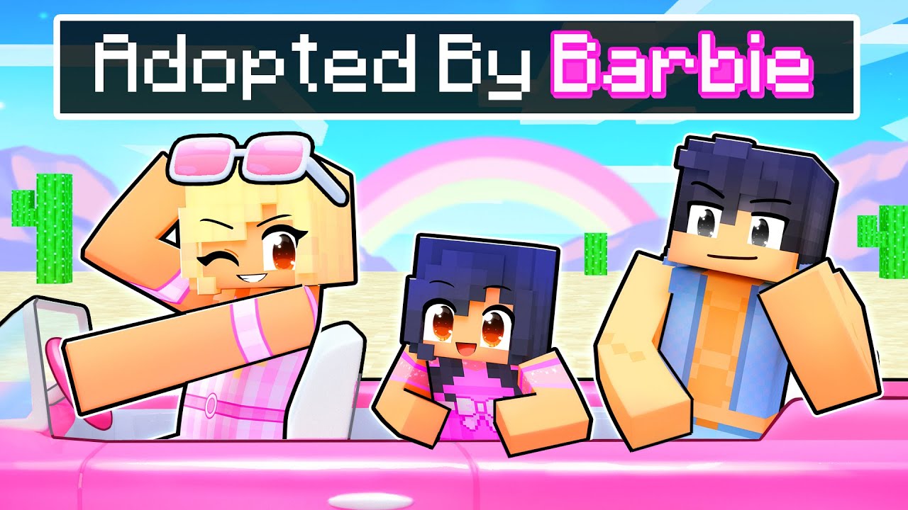 Adopted by BARBIE in Minecraft! - Minecraft videos