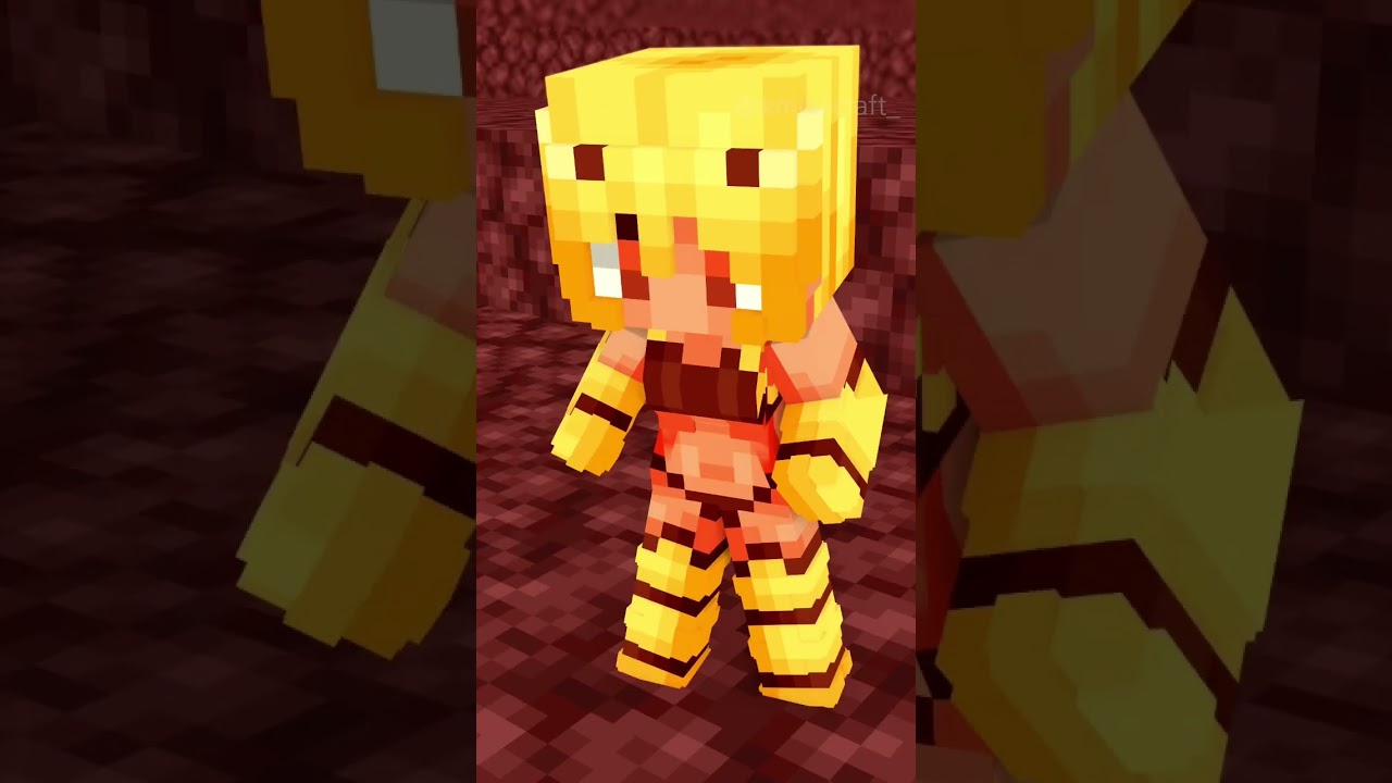 Blaze Girl Revenge - minecraft animaiton #shorts - Minecraft videos