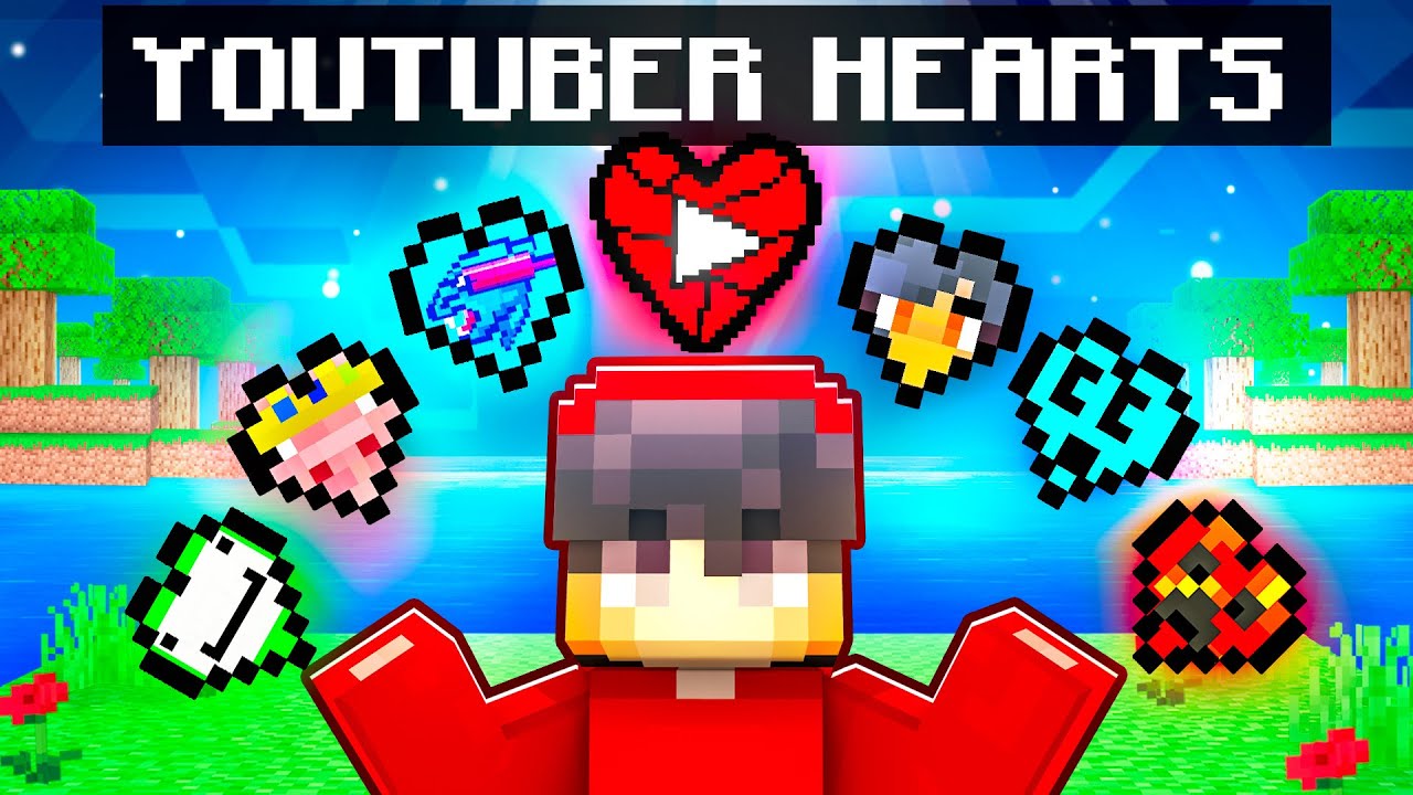 Cash Has YOUTUBER Hearts in Minecraft! - Minecraft videos