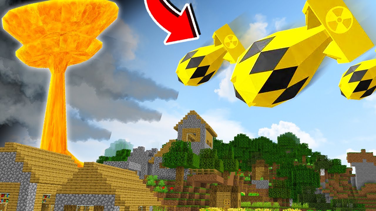 Comprei a BOMBA NUCLEAR mais PODEROSA do Minecraft! - Minecraft videos