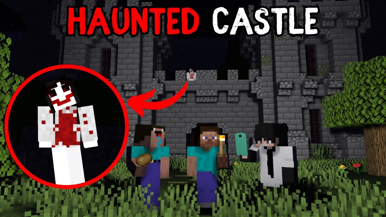 HAUNTED CASTLE Minecraft Horror Story in Hindi - Minecraft videos